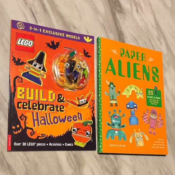 Lego | Toys | Lego Halloween Build Celebrate Set Paper Aliens Fun Pack ...